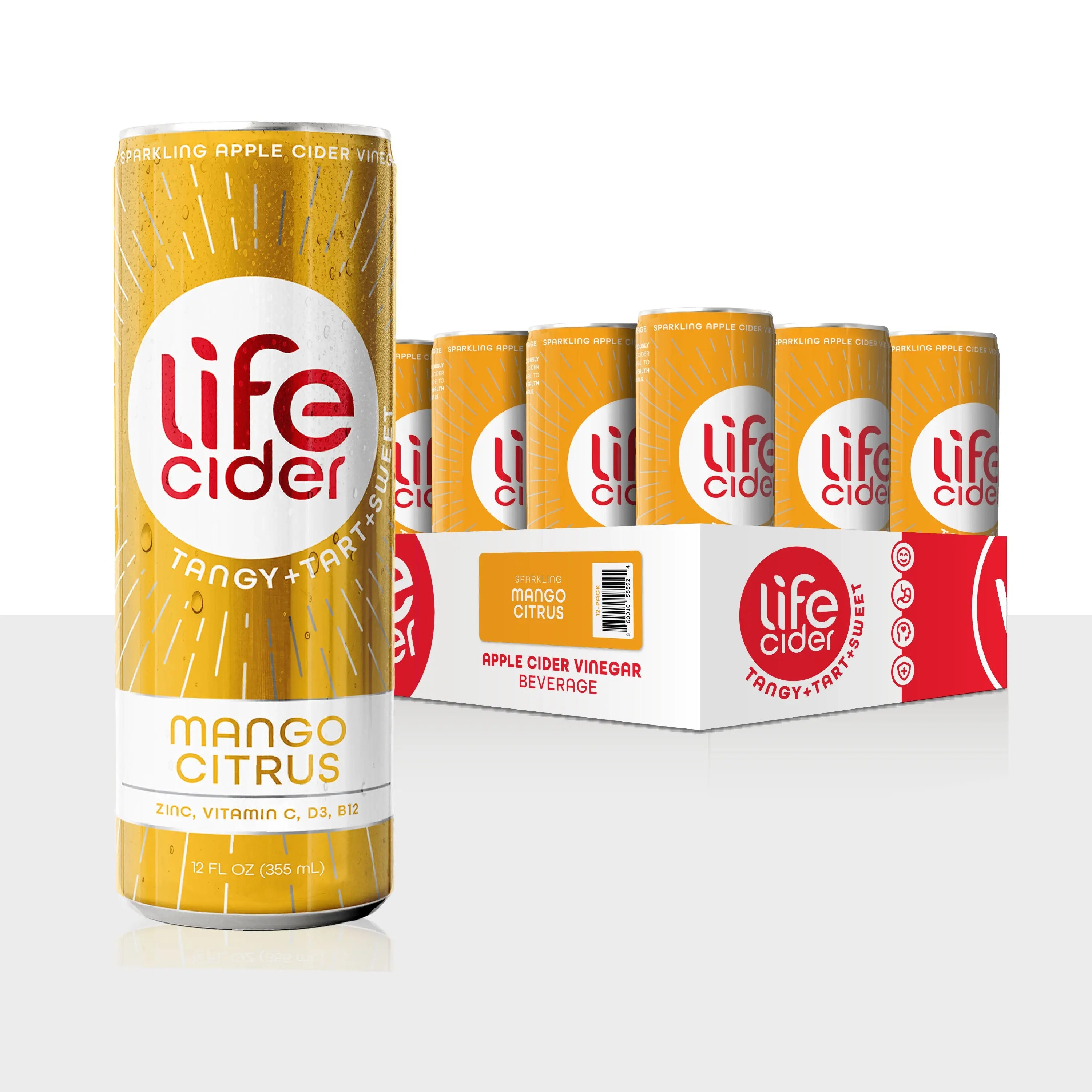 Mango Citrus - 12 Pack - Life Cider